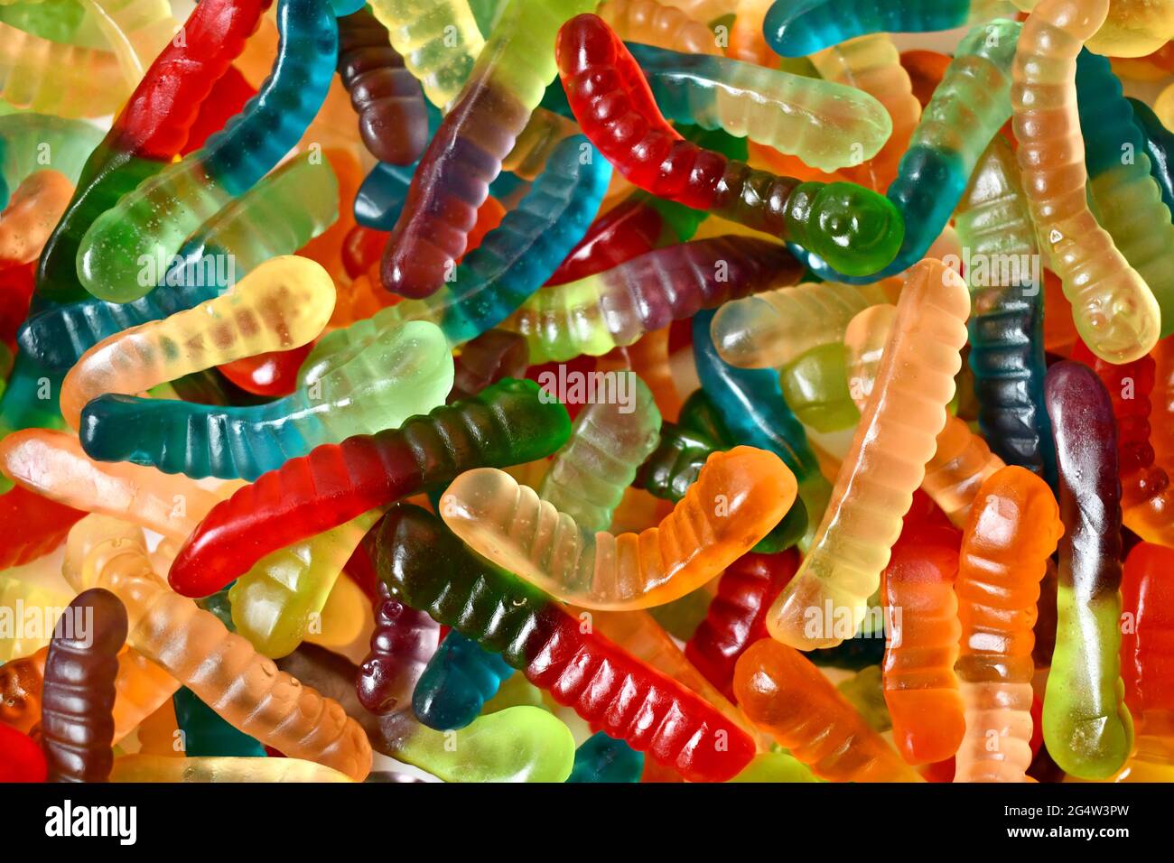 Colorful sugary worm hi-res stock photography and images - Alamy