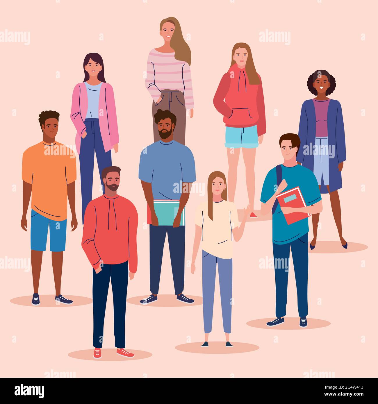 Afro student students Stock Vector Images - Alamy