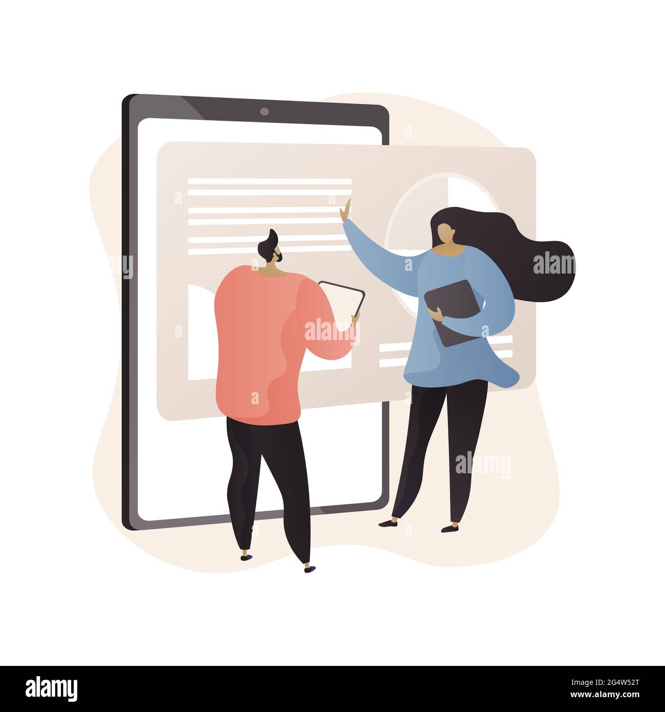Rich Internet applications abstract concept vector illustration Stock ...