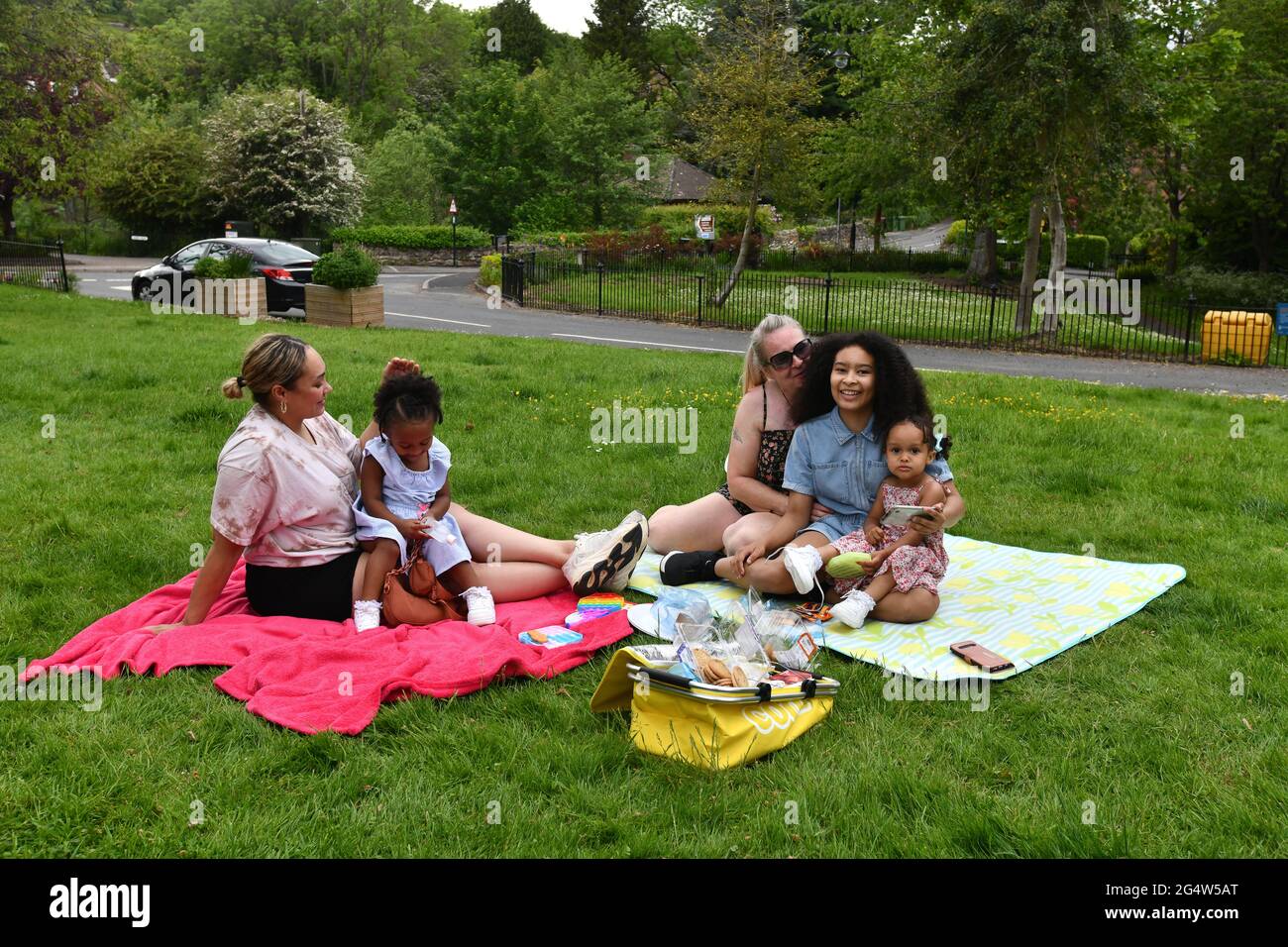 Family picnic Britain Uk 2021 Stock Photo - Alamy