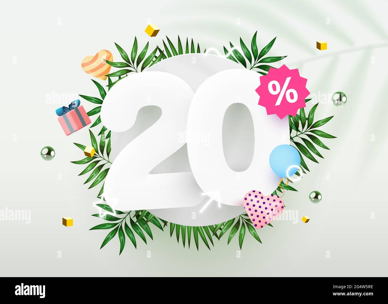 Twenty leaves Stock Vector Images - Alamy