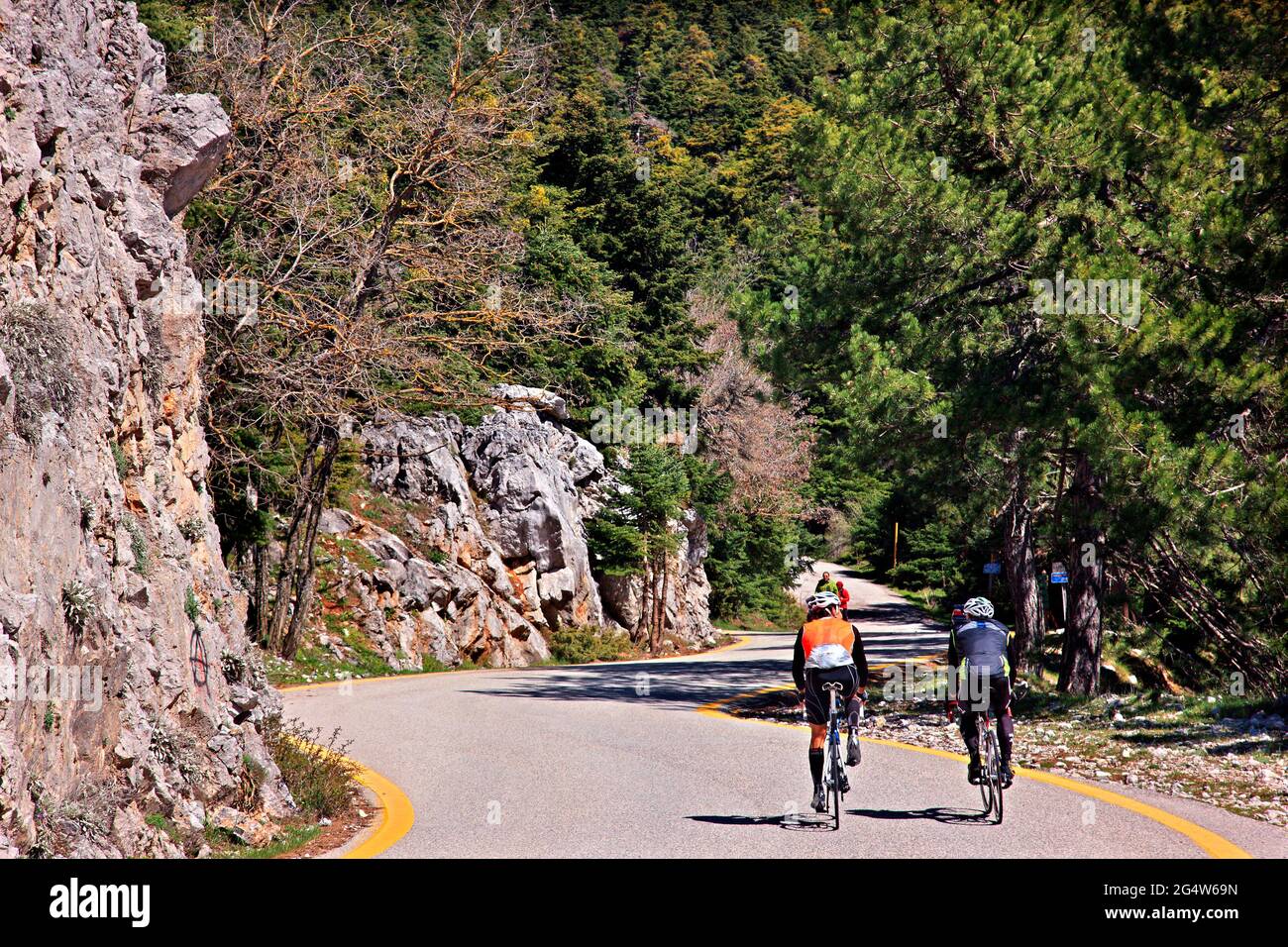 Greece bicycle, mountain hi-res stock photography and images - Alamy