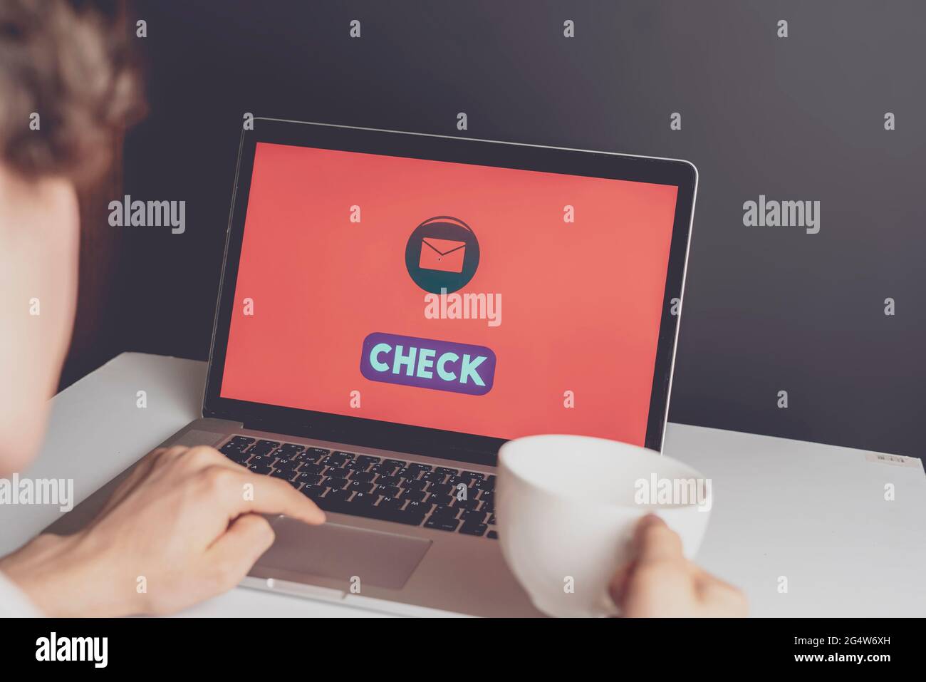 Checking inbox hi-res stock photography and images - Alamy