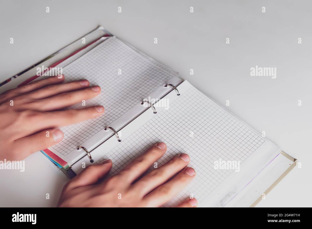 Hand holding pamphlet hi-res stock photography and images - Alamy