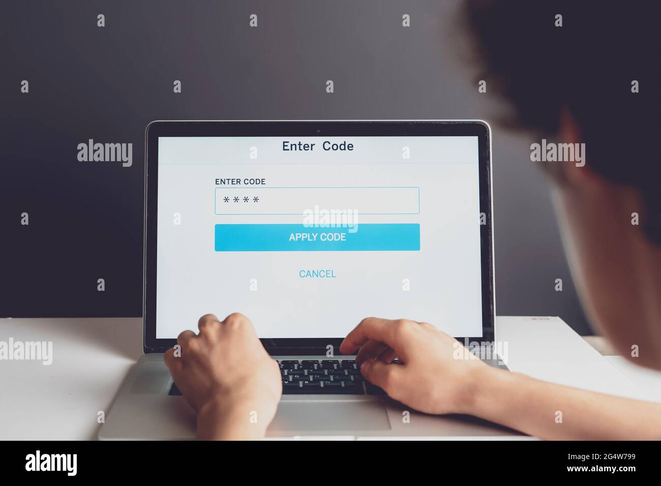 Pass code entering hi-res stock photography and images - Alamy