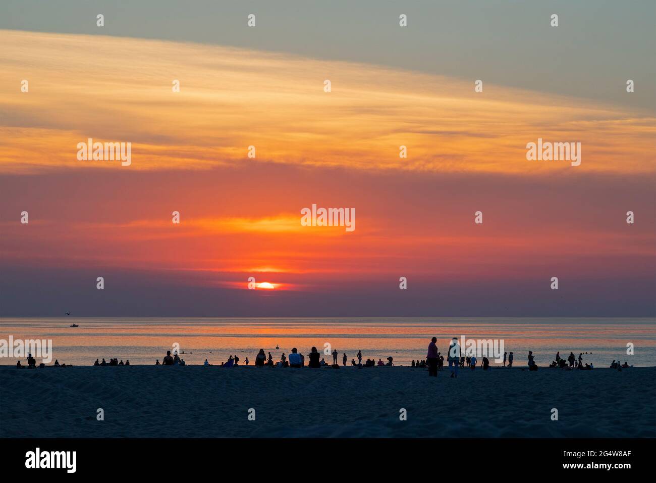 Sunset At Sea German