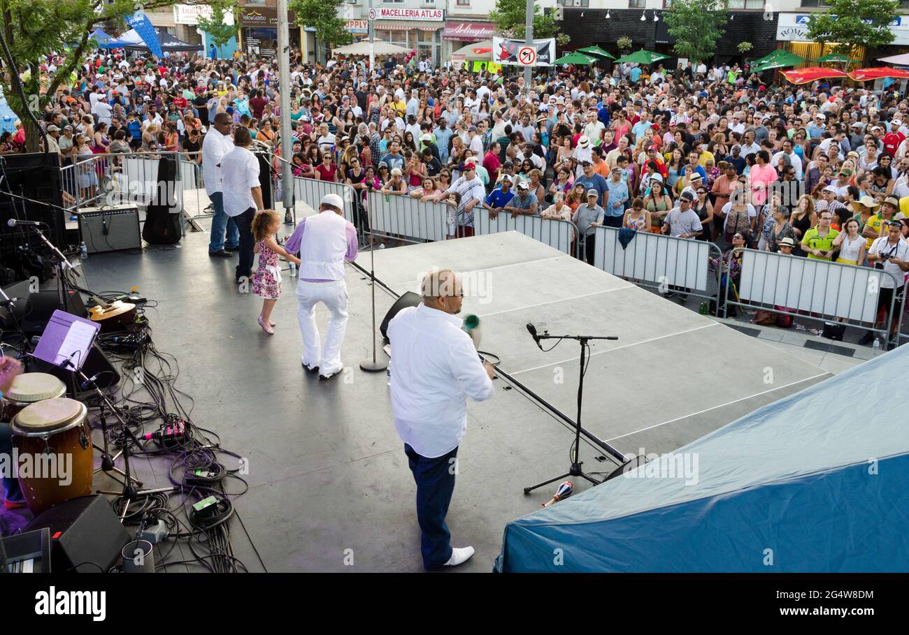 The Salsa on St. Clair street festival is a free family street party ...