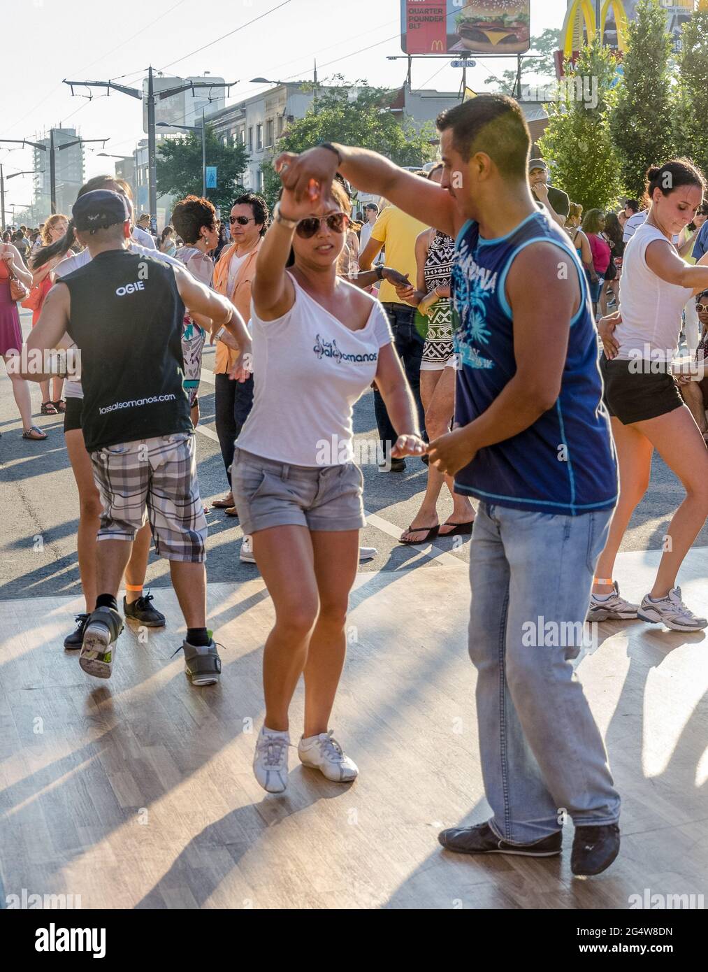 The Salsa on St. Clair street festival is a free family street party ...