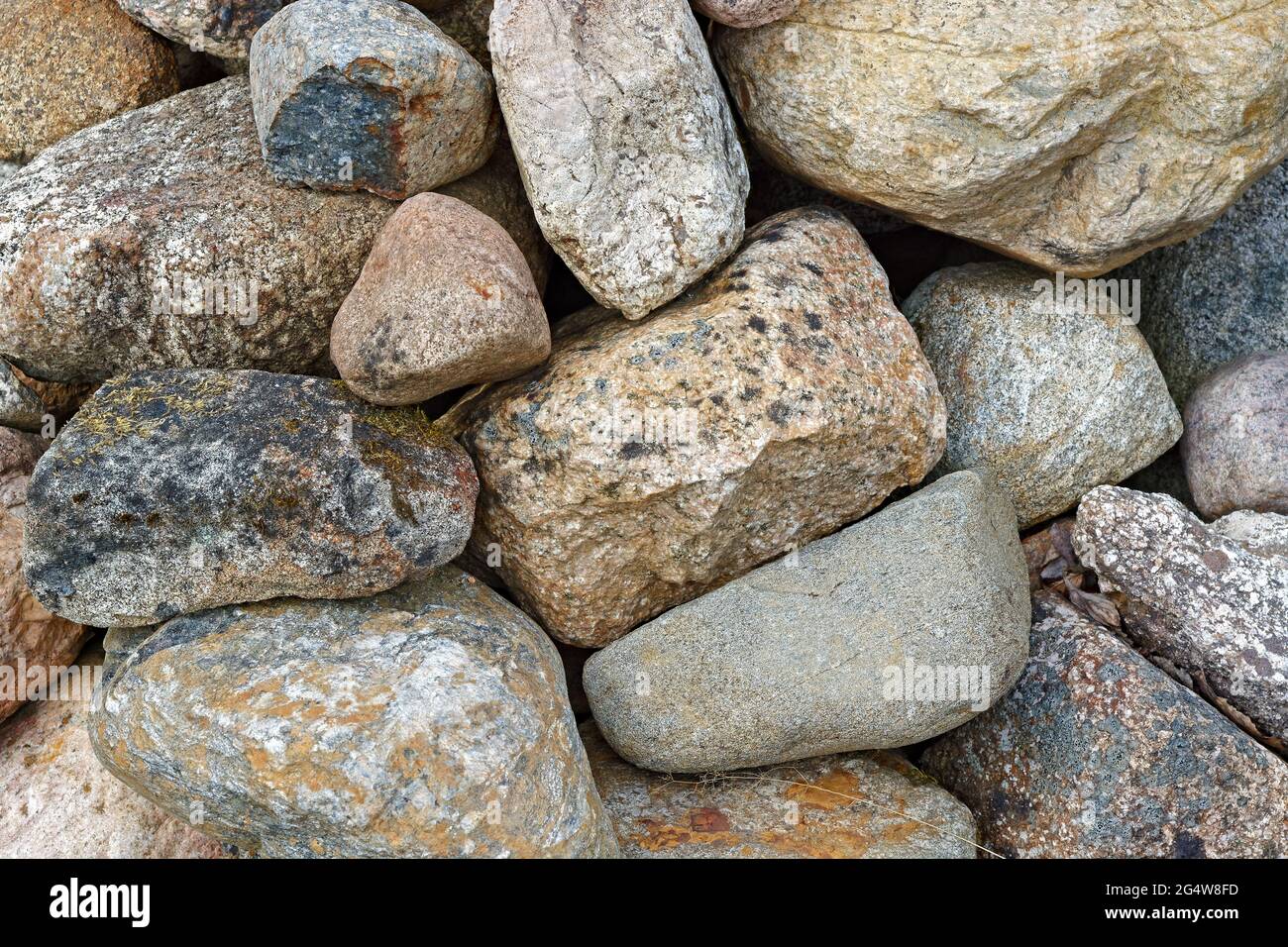Pile of large boulders, for use as abstract backgrounds and textures ...