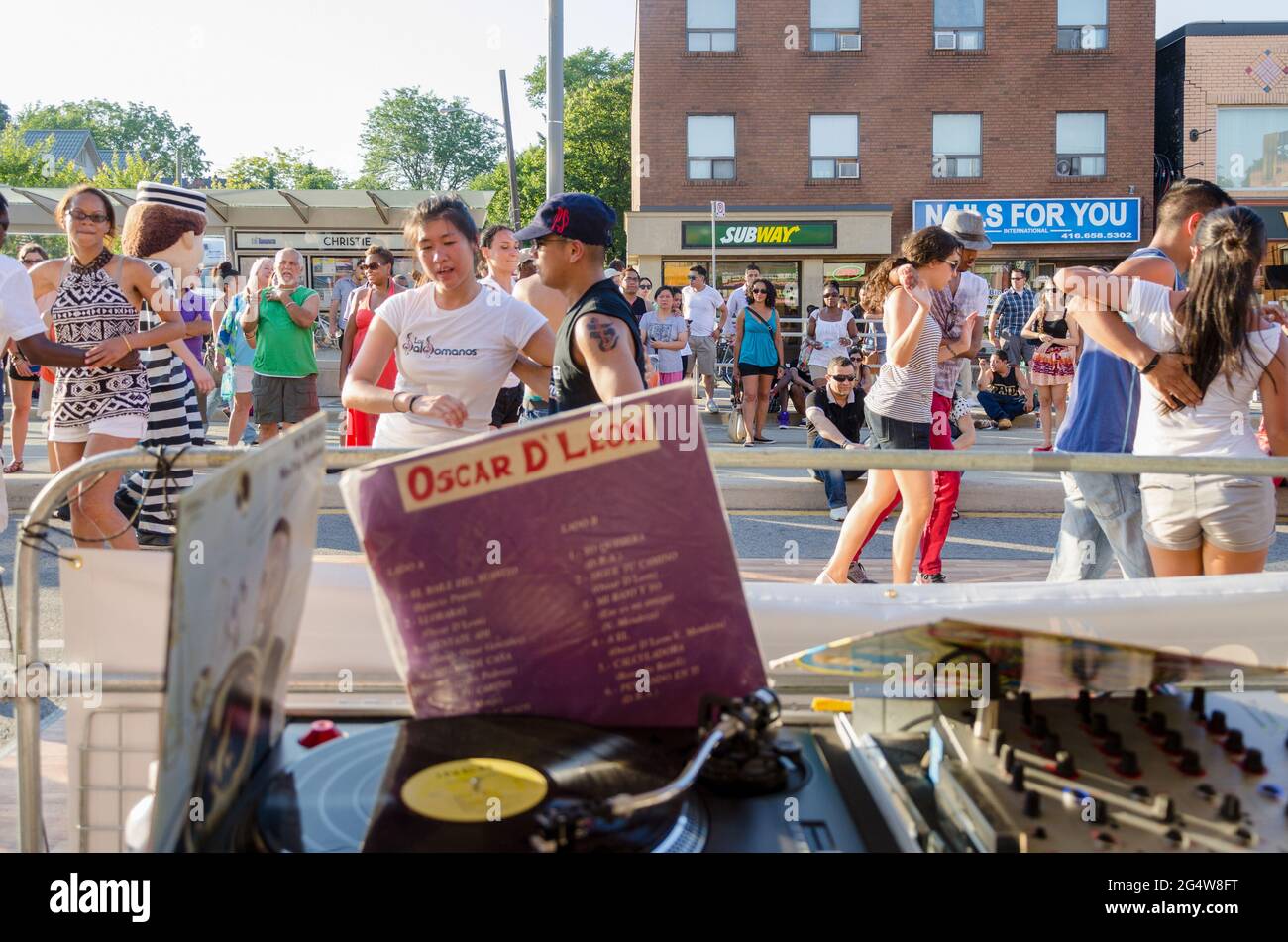 The Salsa on St. Clair street festival is a free family street party ...