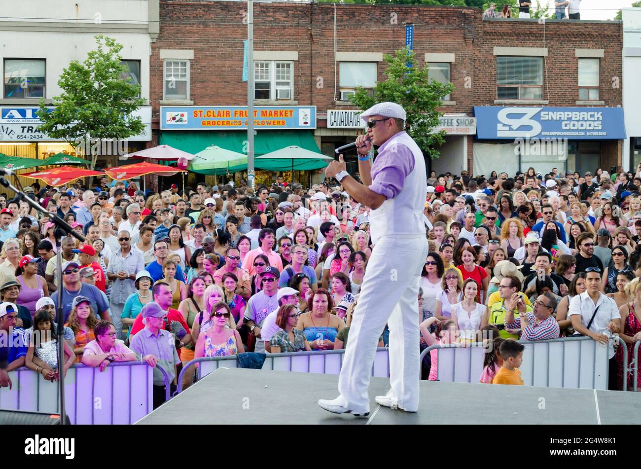 The Salsa on St. Clair street festival is a free family street party ...