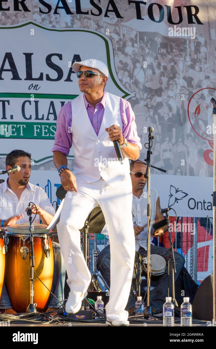The Salsa on St. Clair street festival is a free family street party ...