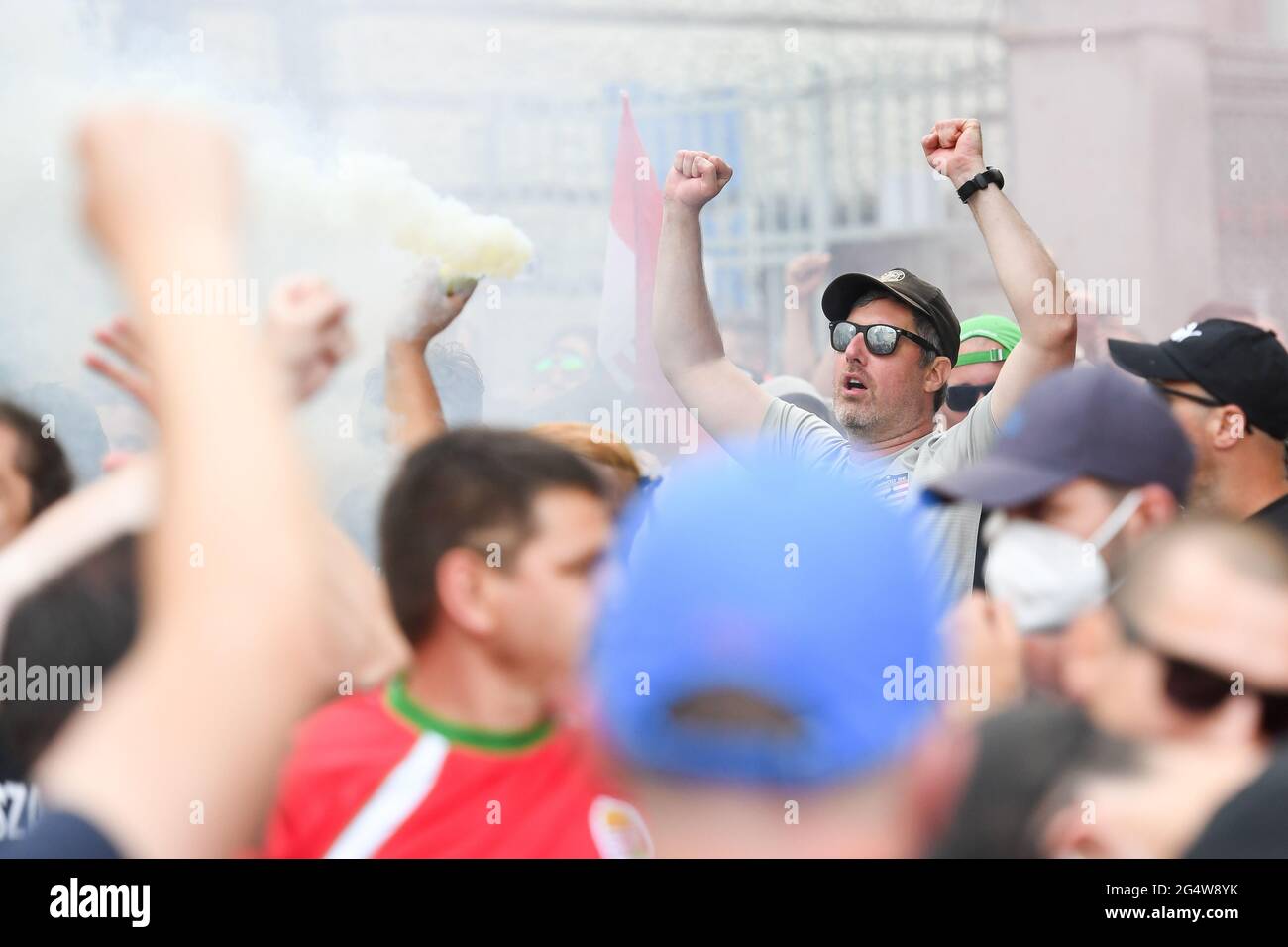 Munich, Germany. 23rd June, 2021. Football: European Championship ...