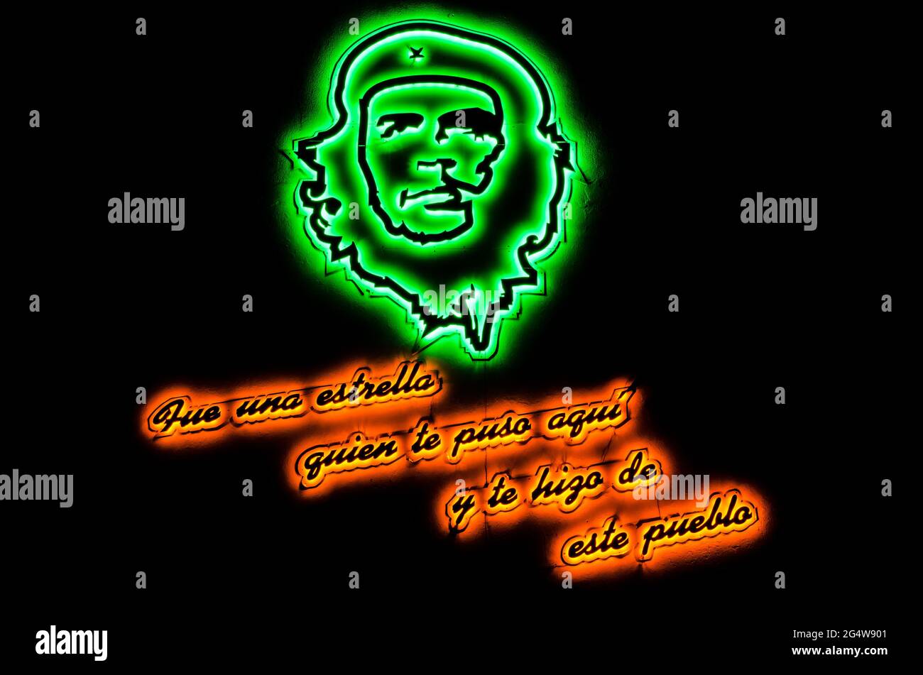 Che guevara sign cuba hi-res stock photography and images - Alamy