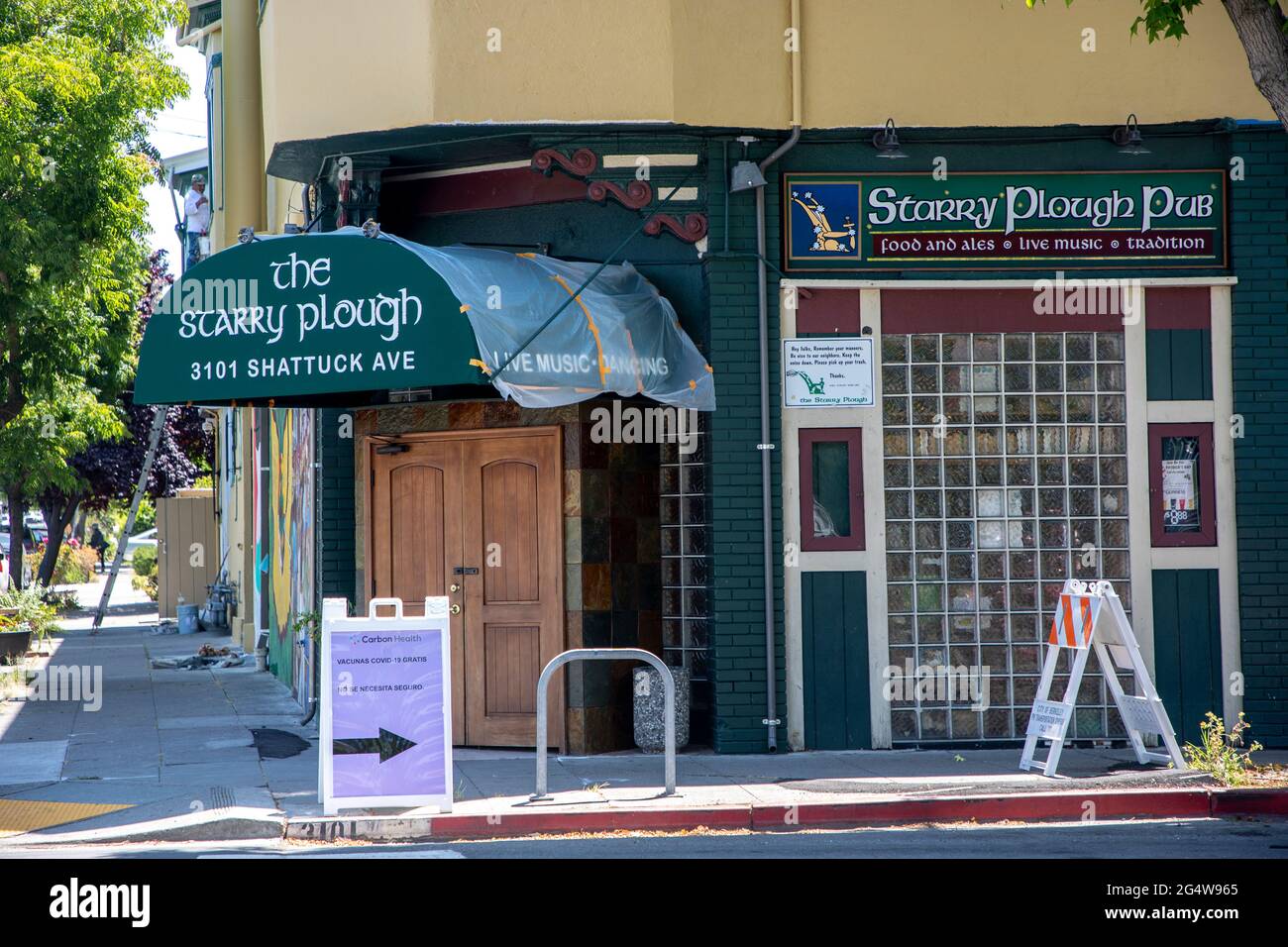 The Starry Plough is a long lived pub in Berkeley, California. The sign ...