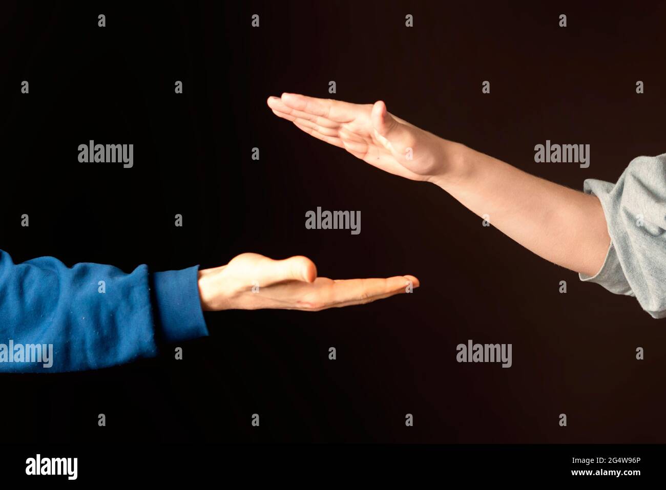 Two men give hi-res stock photography and images - Alamy