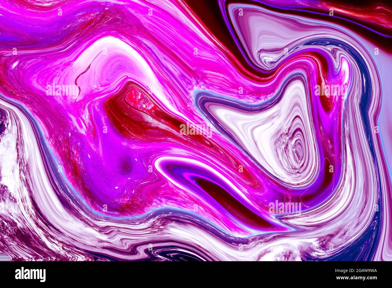 liquid neon wave texture pattern. fluid abstract art Stock Photo - Alamy
