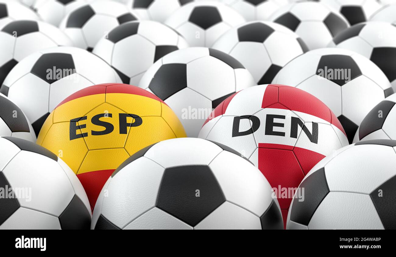Danemark vs spanien hi-res stock photography and images - Alamy
