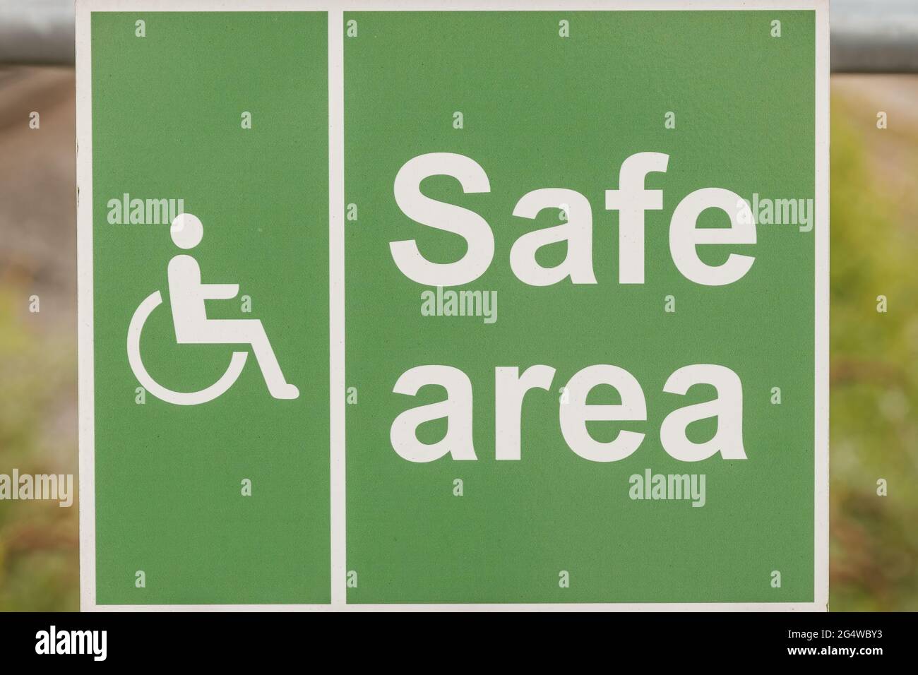 Safe area for disabled passengers hi-res stock photography and images ...