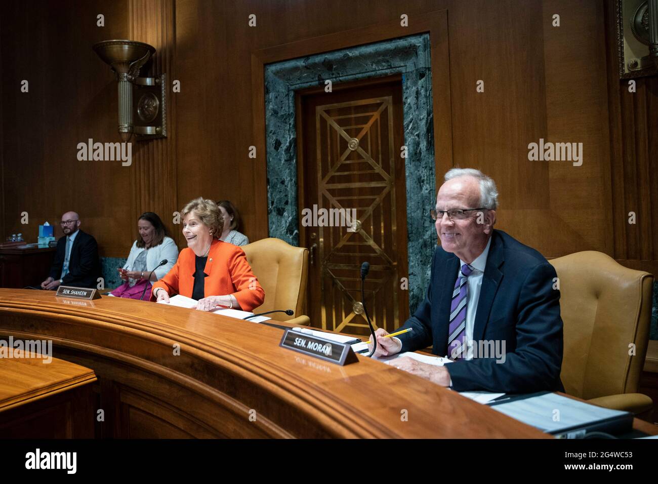Washington, USA. 23rd June, 2021. Senate Appropriations Subcommittee on Commerce, Justice ...