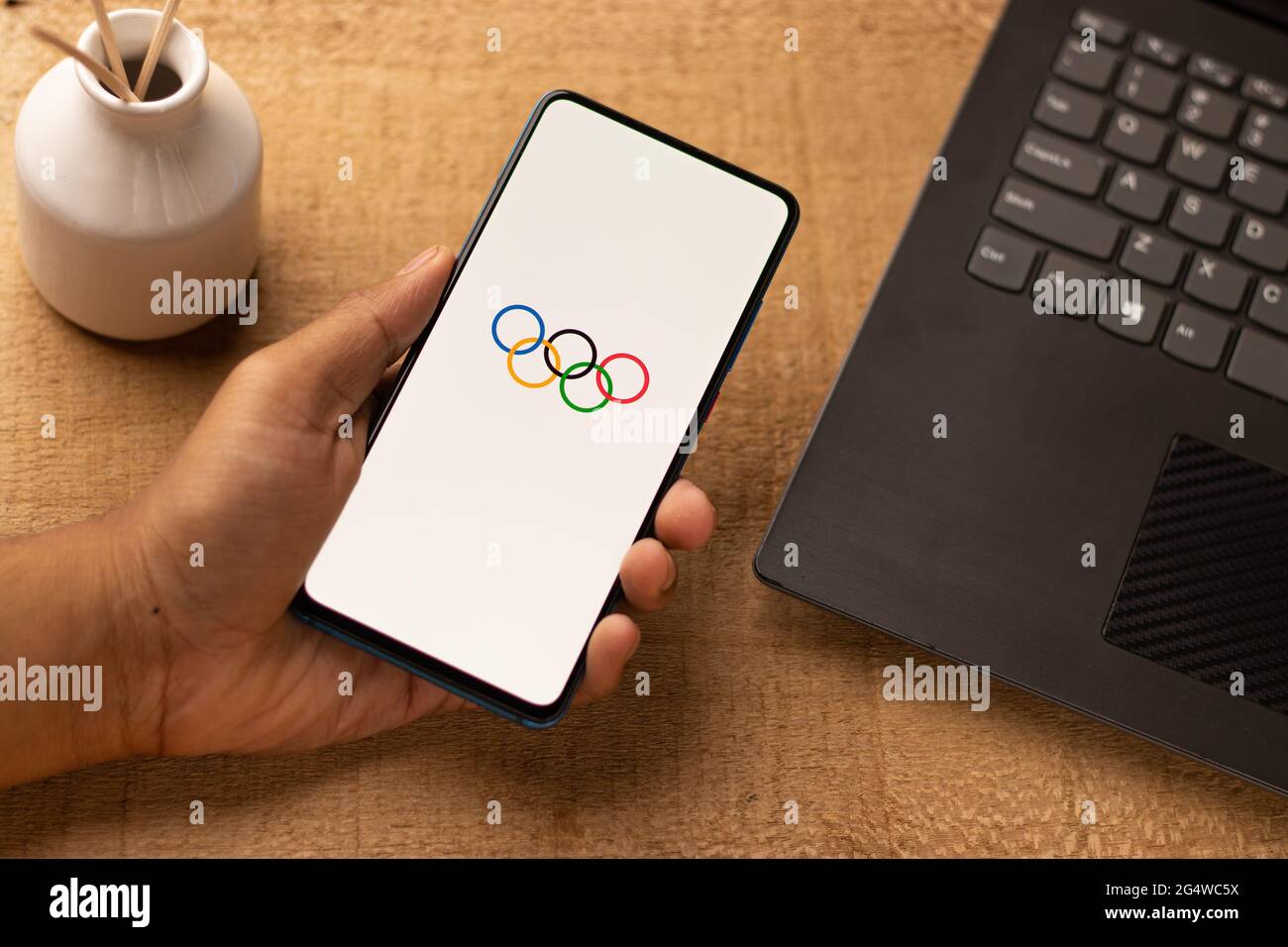 Tokyo olympics app hi-res stock photography and images - Alamy