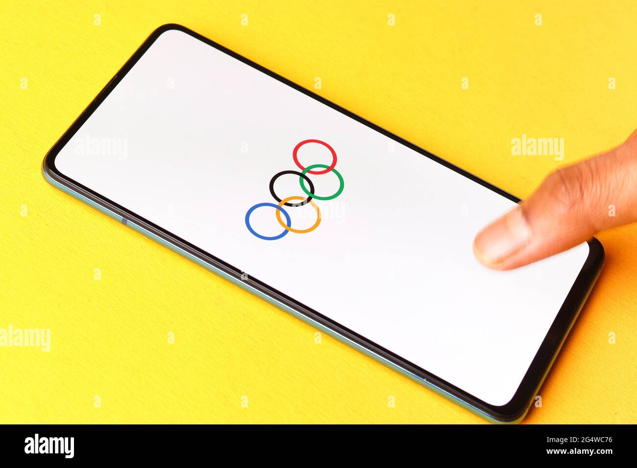 Tokyo olympics app hi-res stock photography and images - Alamy