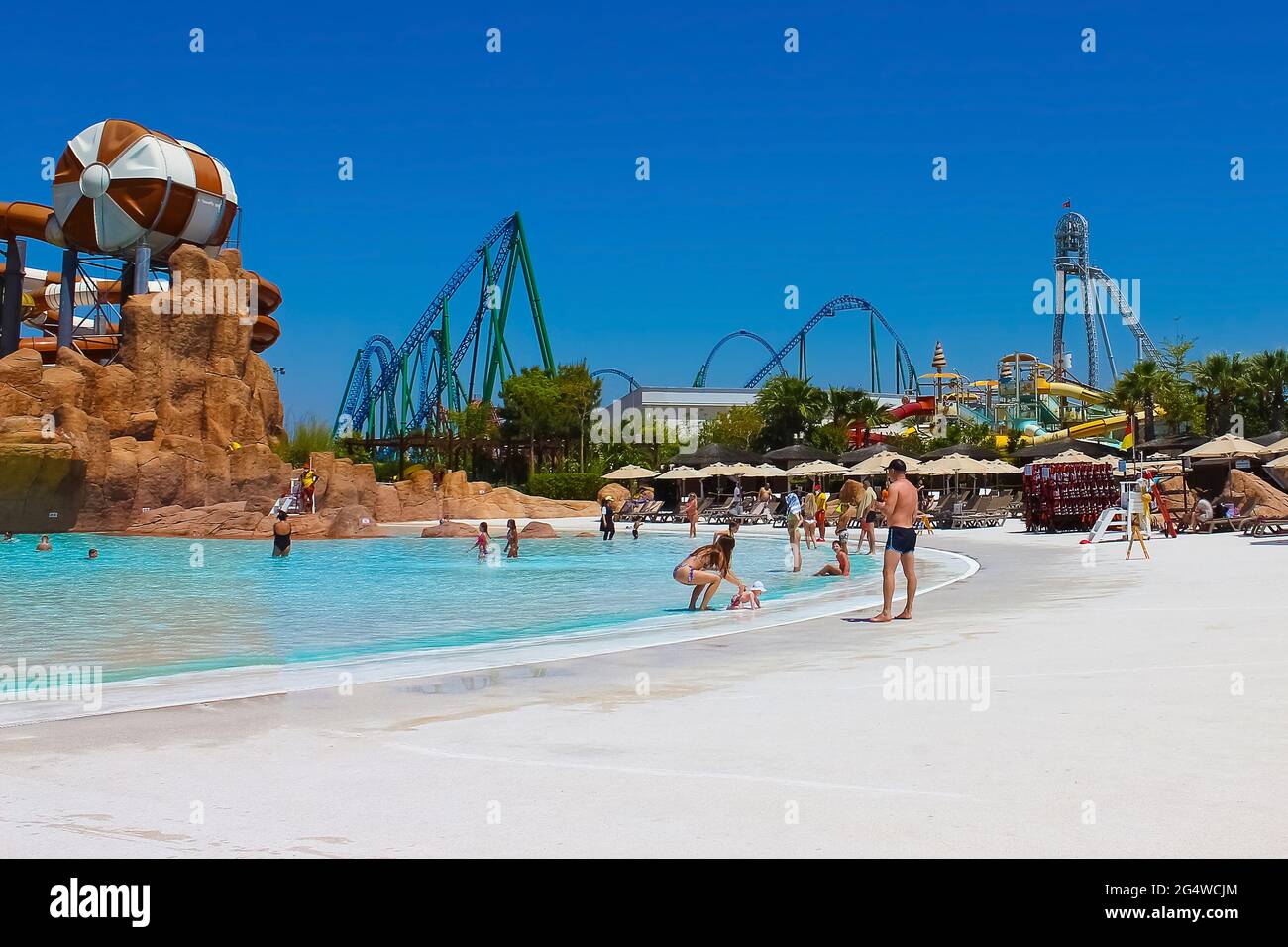 Belek, Antalya, Turkey - May 15, 2021: The Land of Legends theme park ...
