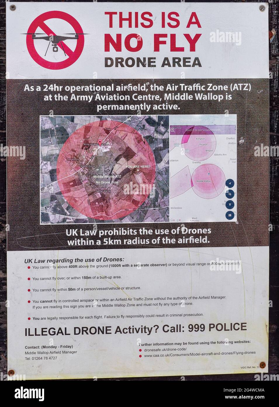No Fly Drone Area Signage Stock Photo - Alamy
