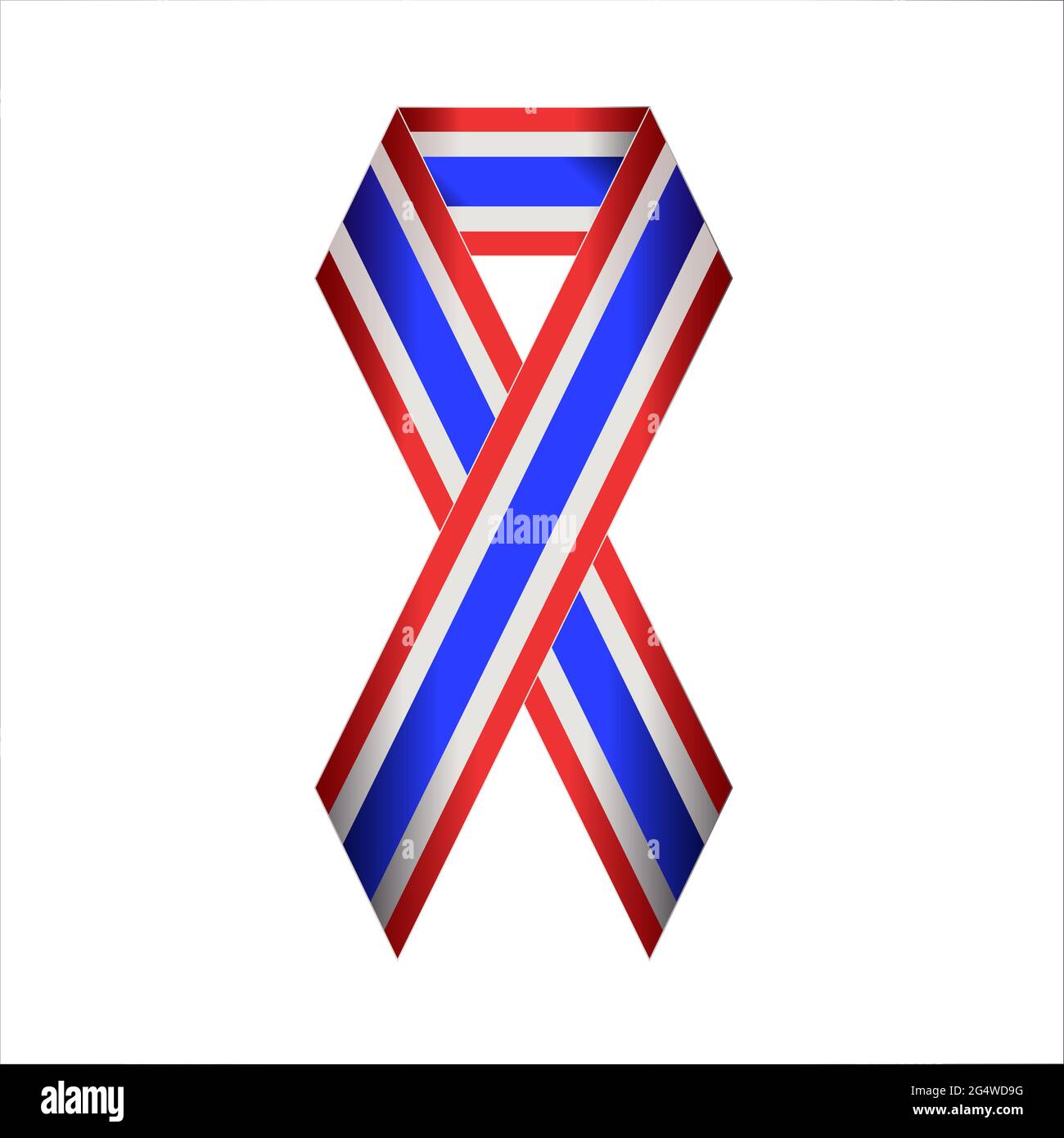 Thai flag ribbon hi-res stock photography and images - Alamy