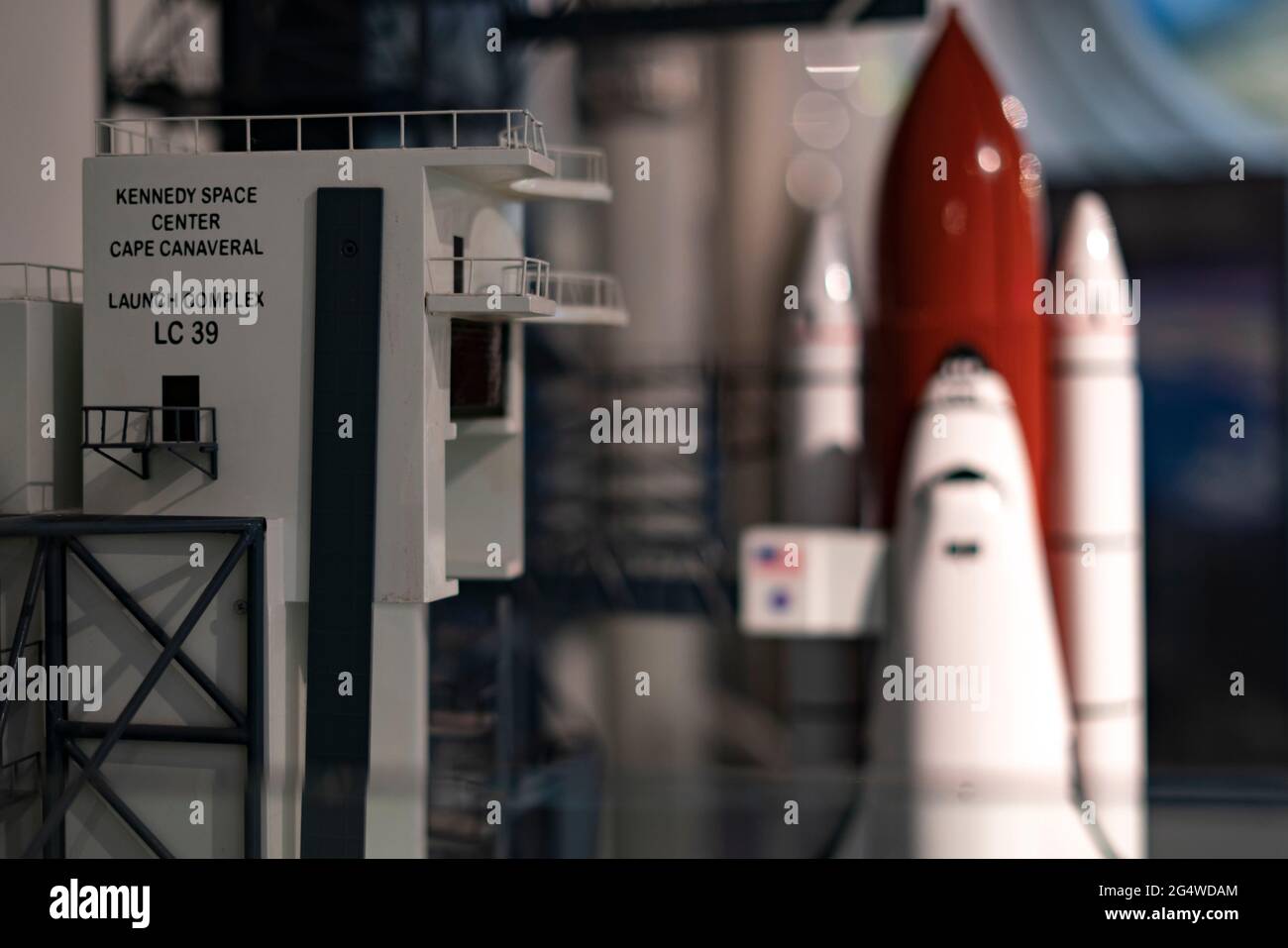 rocket space ship take off from launch complex Stock Photo - Alamy