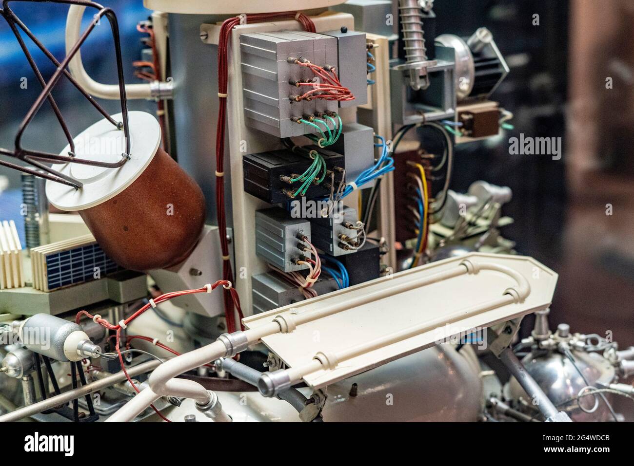 close up detail of spacecraft. part of the rocket ship engine Stock ...