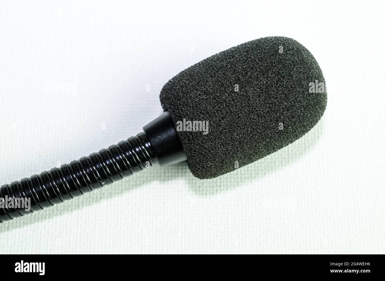A Close-Up Studio Photograph of a Microphone Windscreen Stock Photo - Alamy