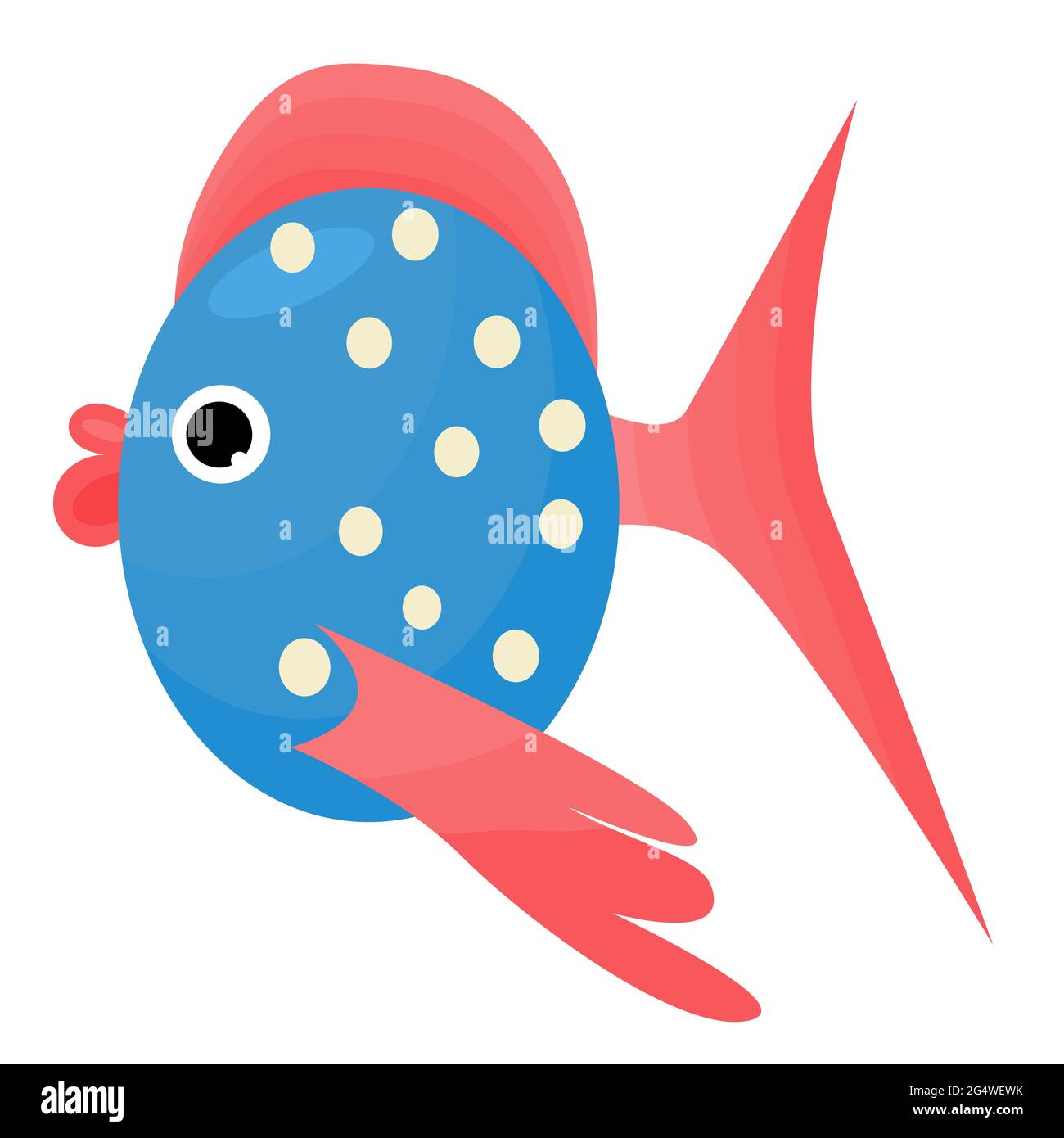 Beautiful colorful fish icon isolated vector illustration Stock Vector ...