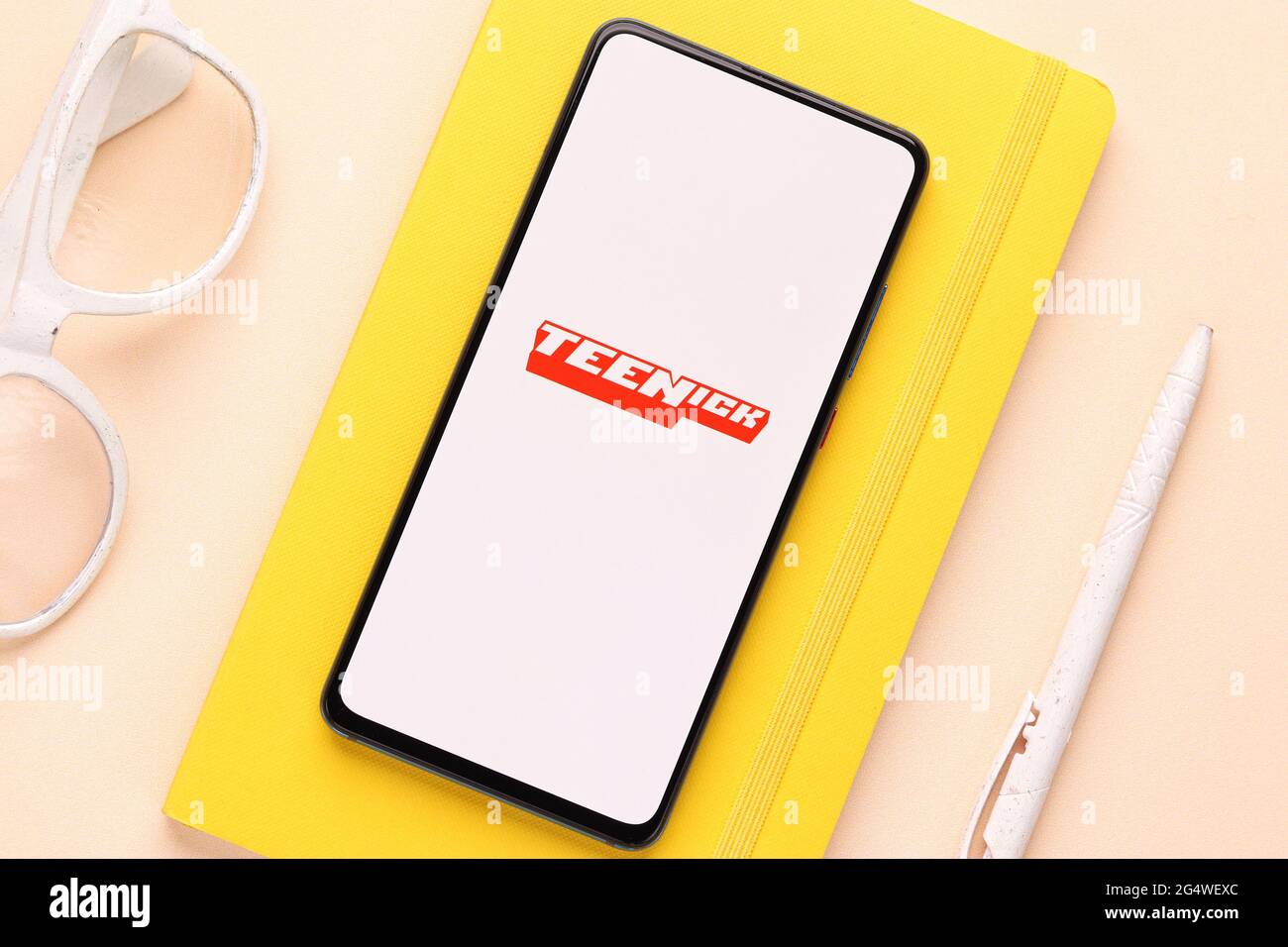 Teennick logo hi-res stock photography and images - Alamy