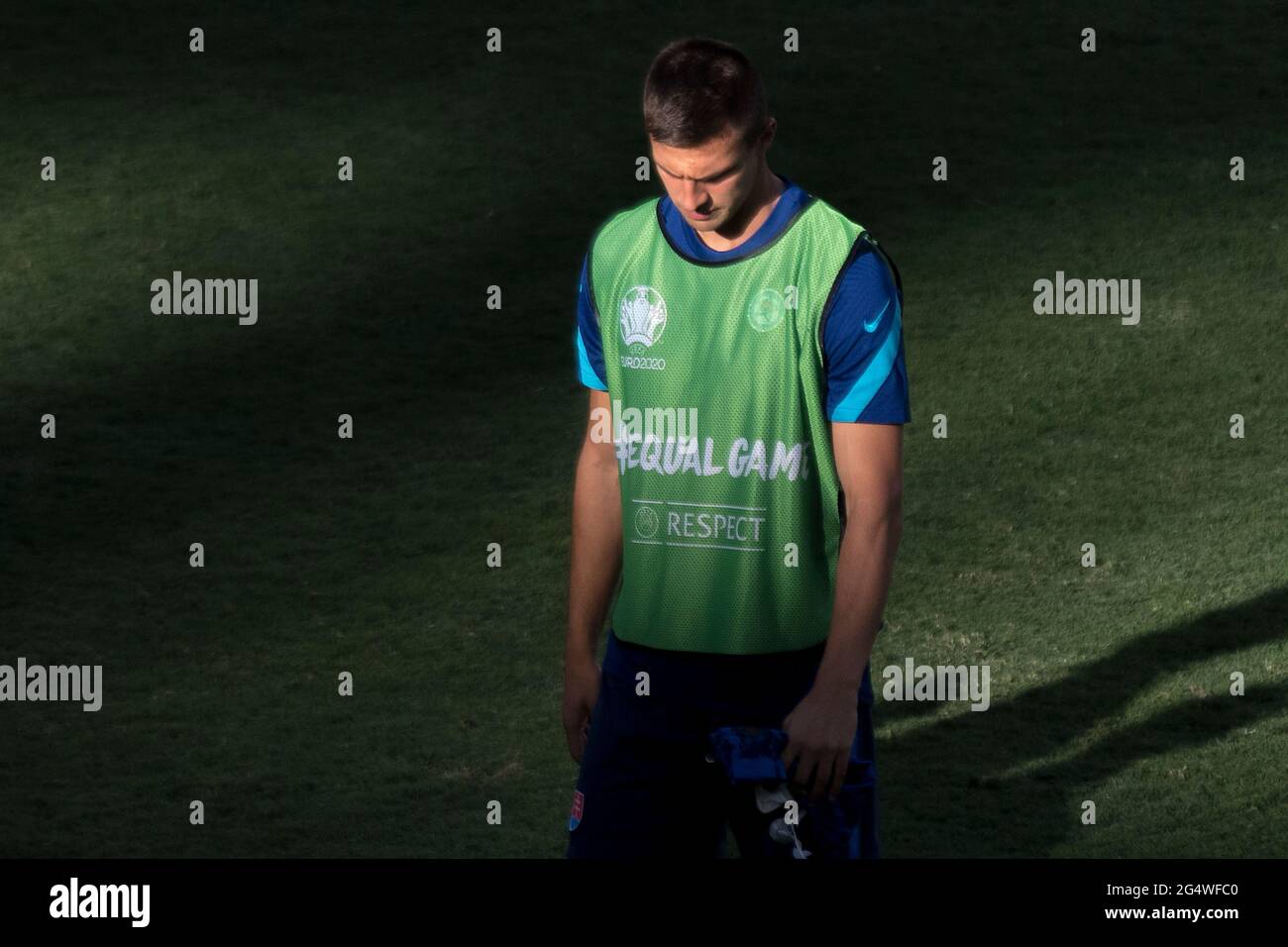 SEVILLE, SPAIN - JUNE 23: Martin Valjent during the UEFA Euro 2020 ...