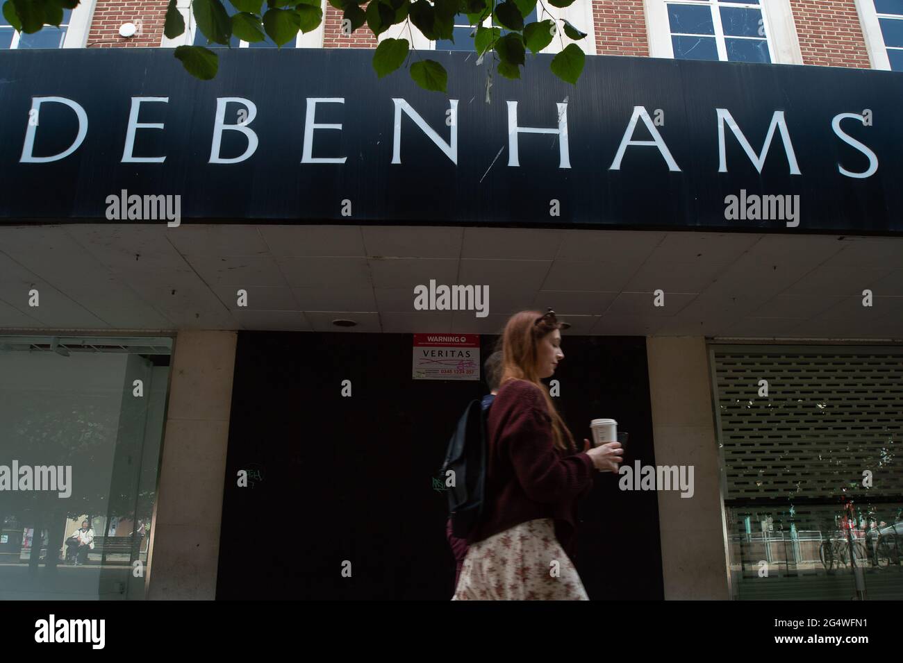 Staines-upon-Thames, Surrey, UK. 23rd June, 2021. The Debenhams ...
