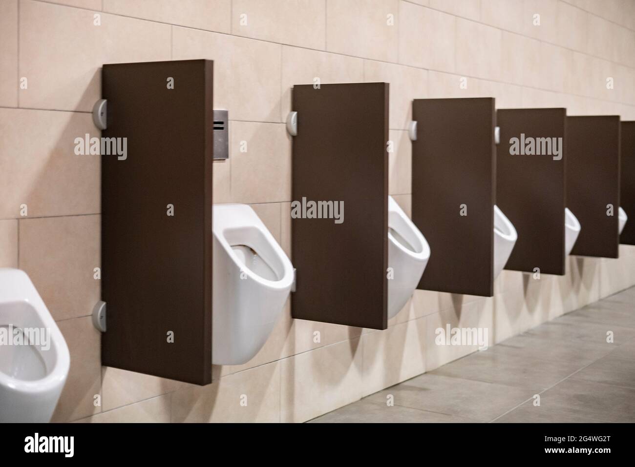 public toilet restroom in city building interior Stock Photo - Alamy