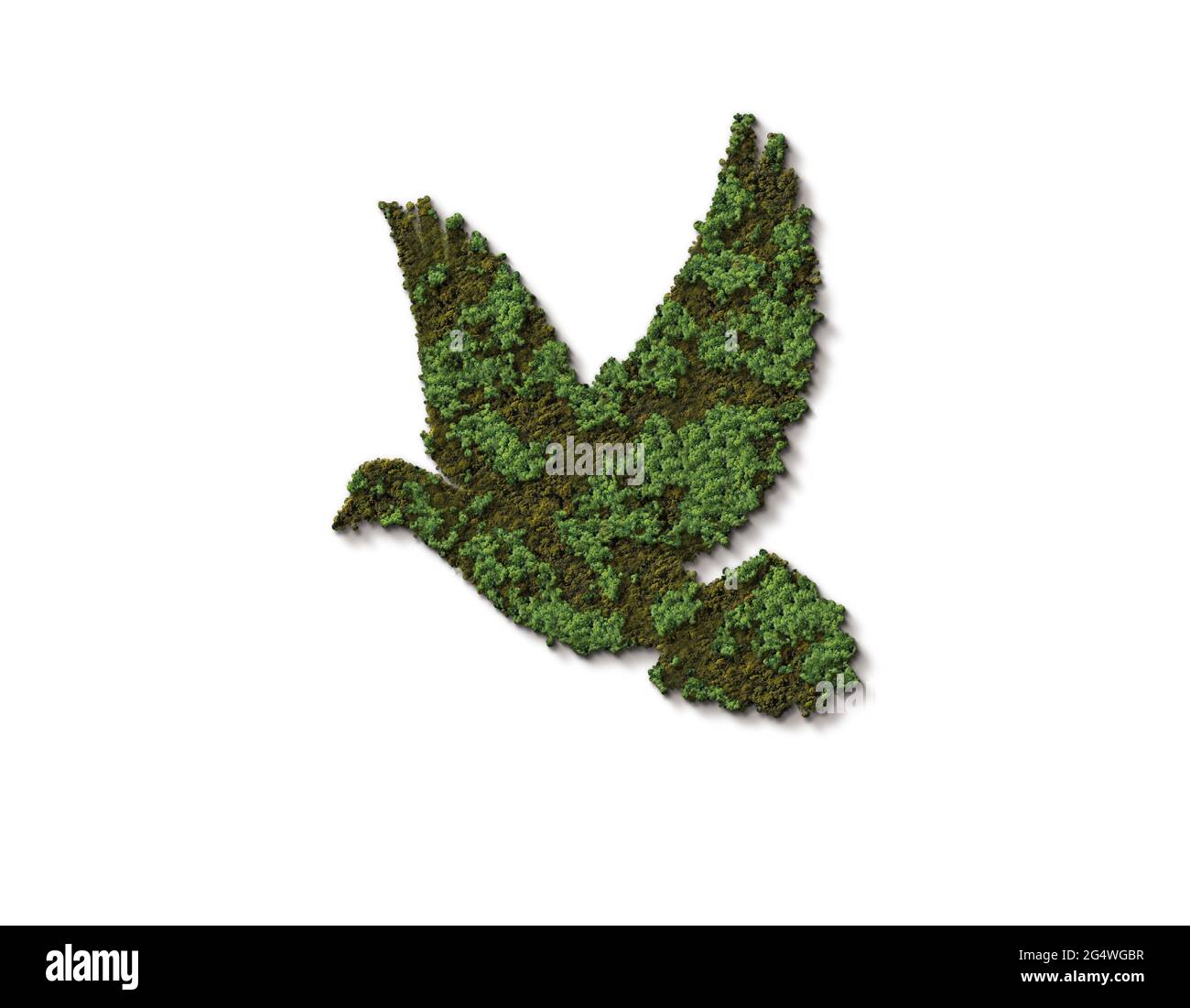 3d flower birds hi-res stock photography and images - Alamy