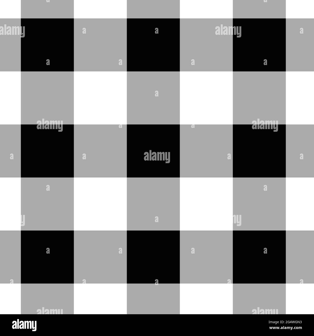 Black and white plaid pattern in classic buffalo plaid design. 12x12 ...