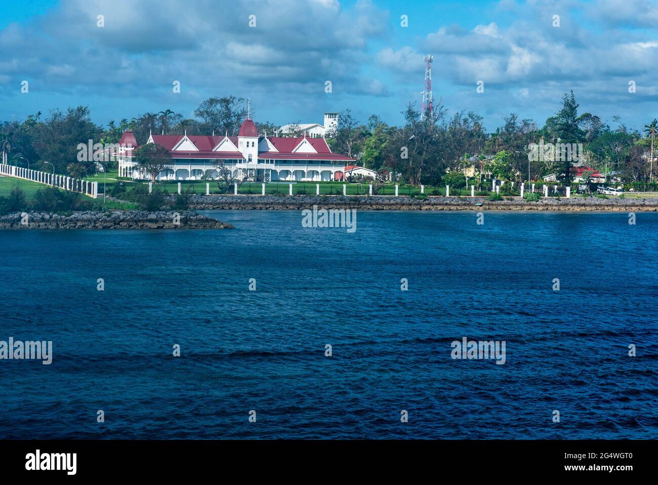 Photo of the Presidential Palace in Tonga, also known as the Royal ...
