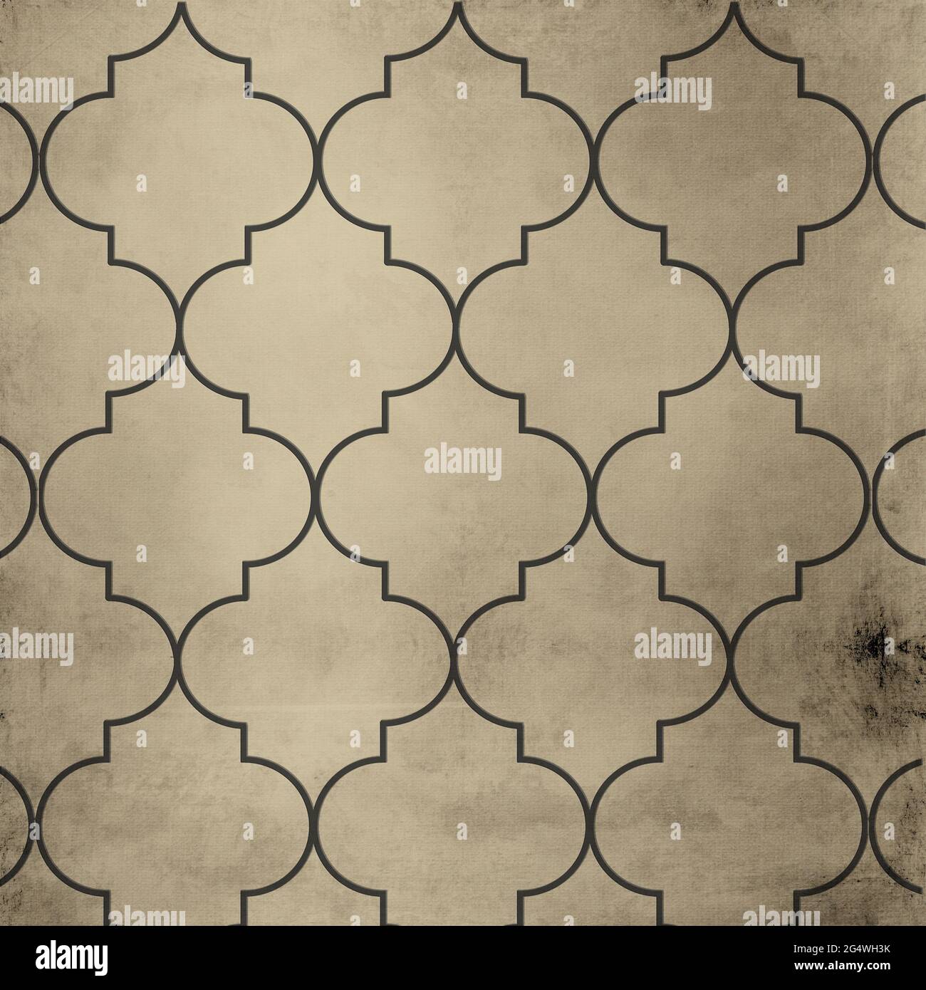 Retro trellis pattern background in 12x12 beach theme colors for design ...