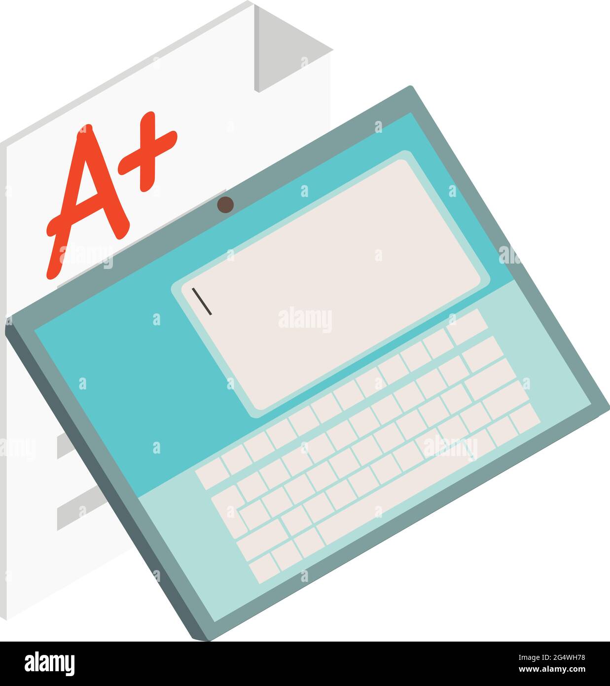 Electronic document icon. Isometric illustration of electronic document ...