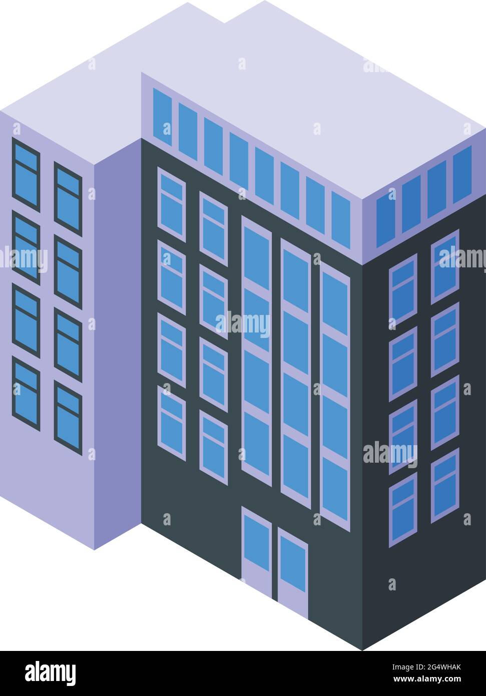 Office building house icon isometric vector. Building house. Office ...