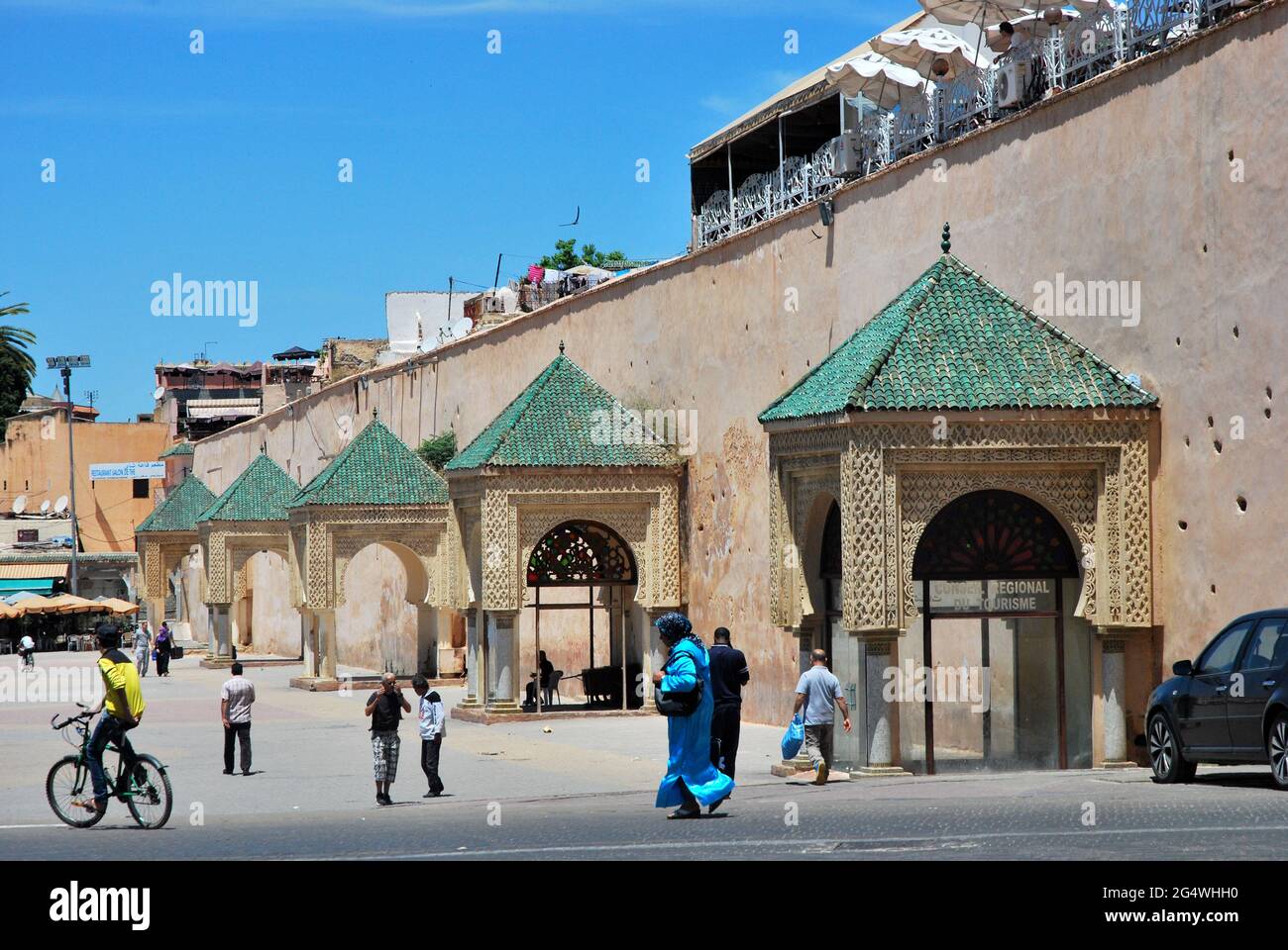 Architecture of the old town of Meknes in Morocco Stock Photo - Alamy