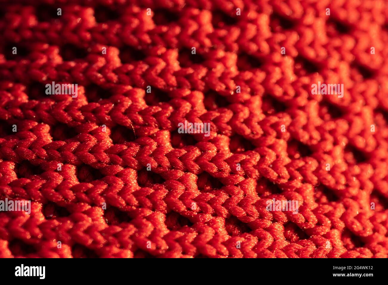 A close-up pattern of a woven red fabric Stock Photo - Alamy