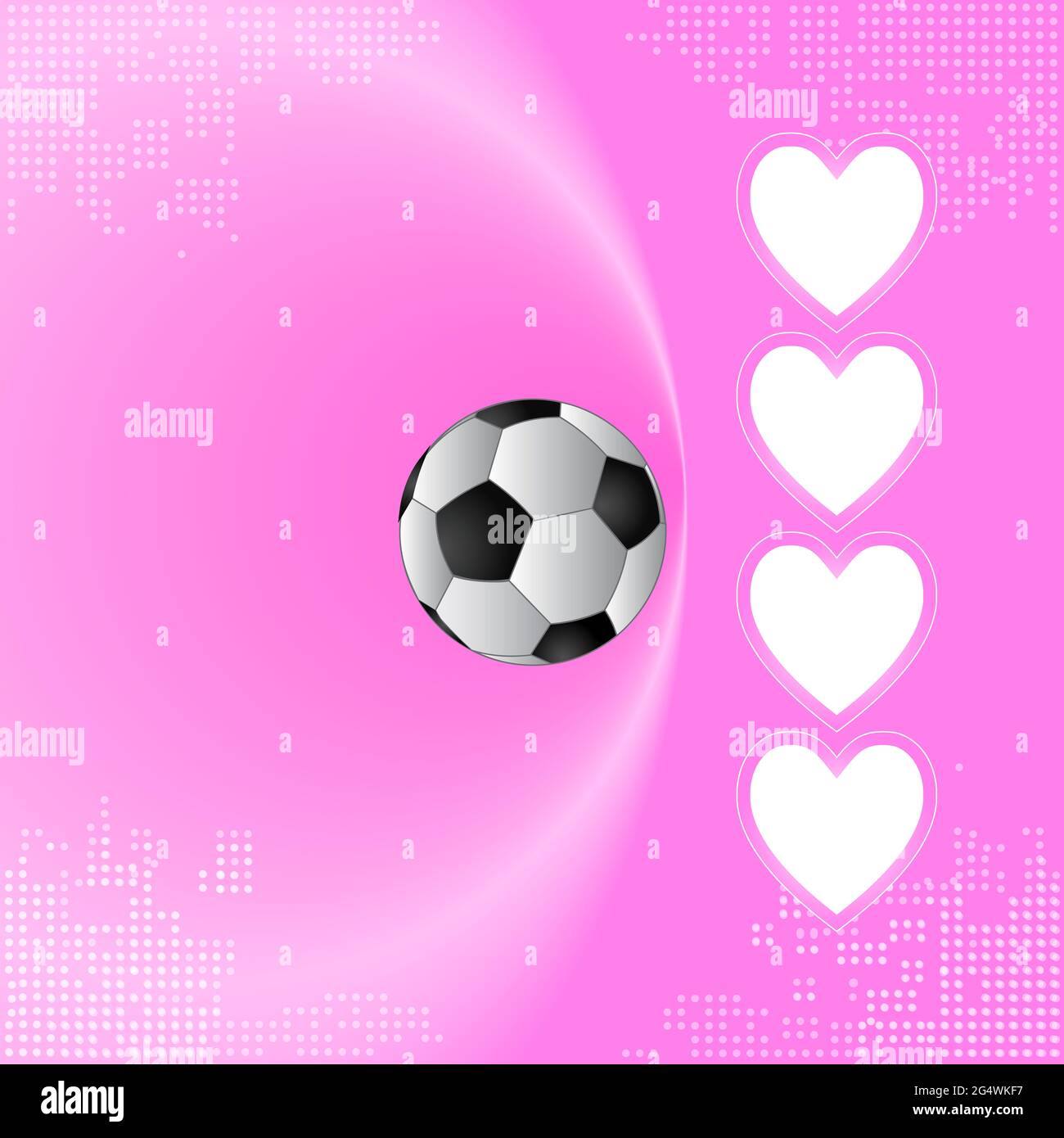 Football team background, Semi-final match team, Pink background Stock ...