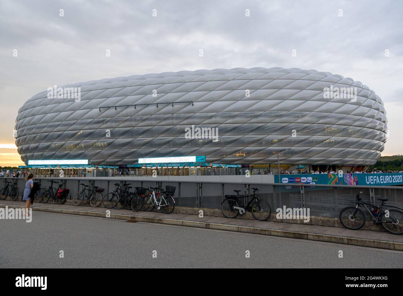 Allianz munich stadium view 2021 hi-res stock photography and images ...