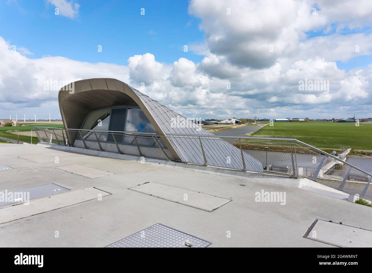 De Heining is a pumping station on the seawall near Marrum. It ...