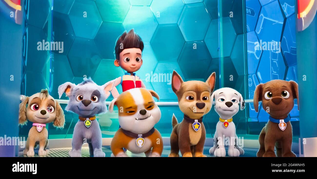 USA. A scene from the (C)Paramount Pictures new film: Paw Patrol: The ...