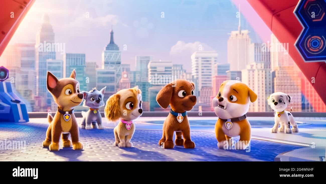 USA. A scene from the (C)Paramount Pictures new film: Paw Patrol: The ...